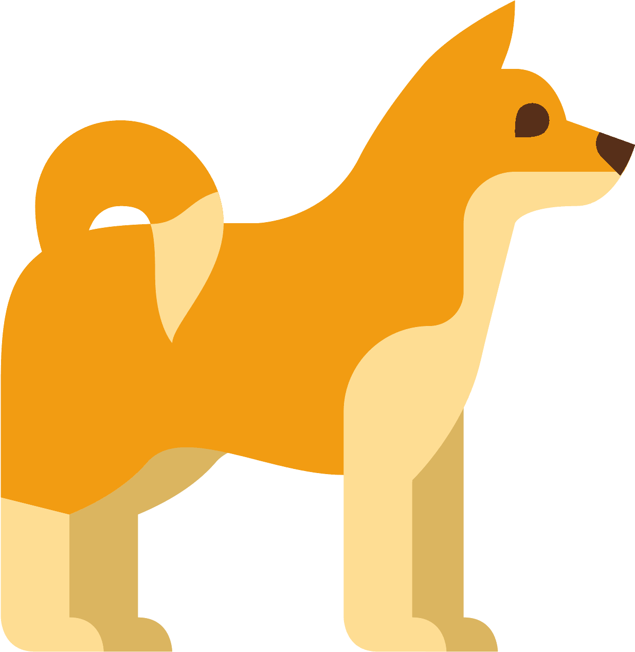 Shiba Inu Icon - Shiba Icon Png (1600x1600), Png Download