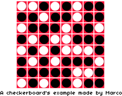Example Of The Checkerboard - Circle (600x330), Png Download