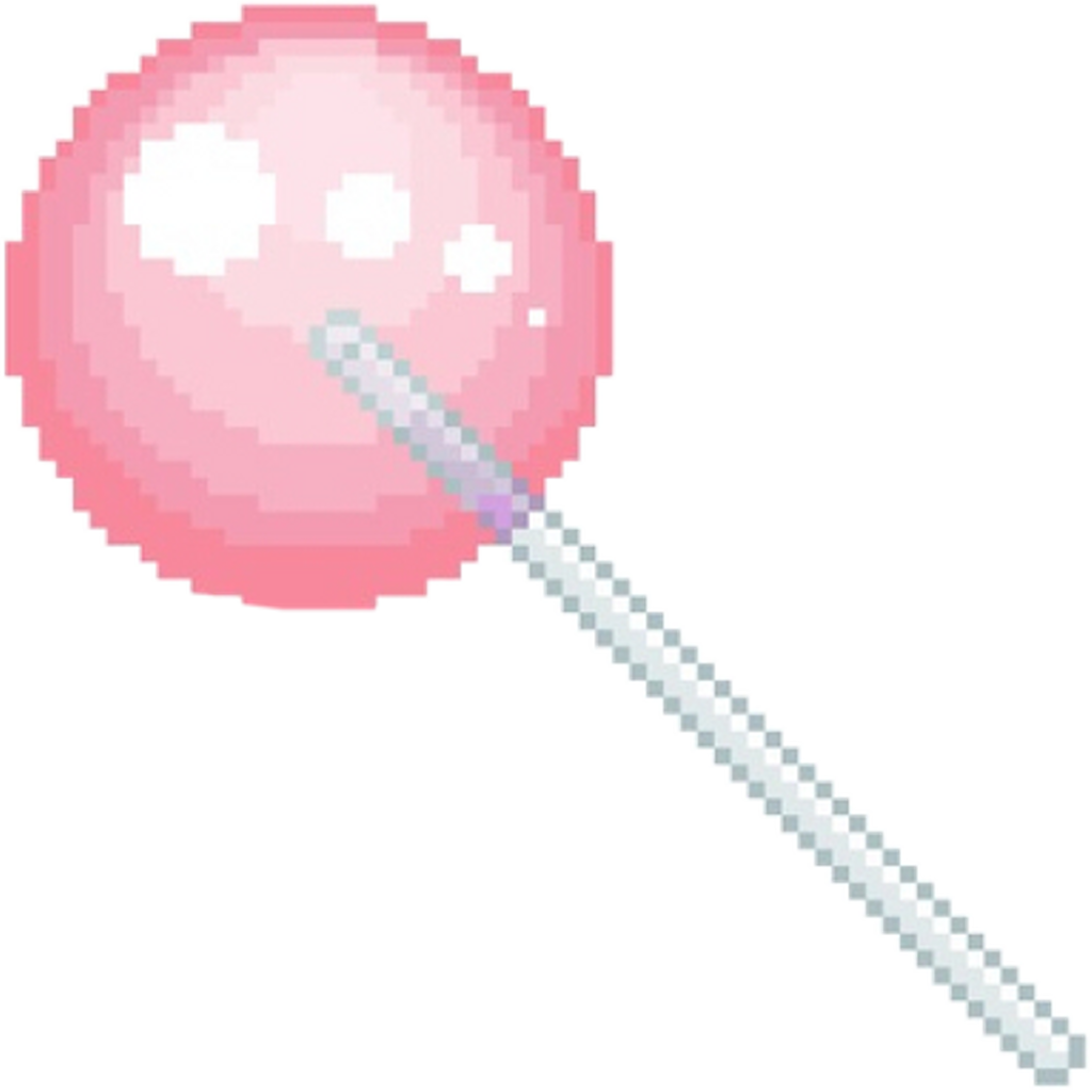 Candy Sugar Cute Pixel Pixelart Art Pink Kawaii Japan - Pink Pixel Art ...