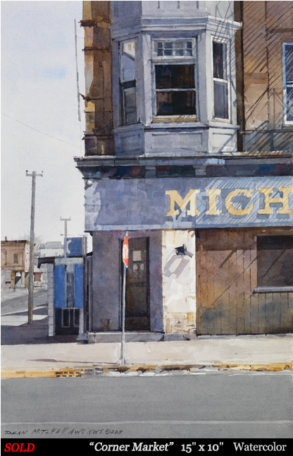 Dean Mitchell Studio - Watercolor Painting (625x675), Png Download