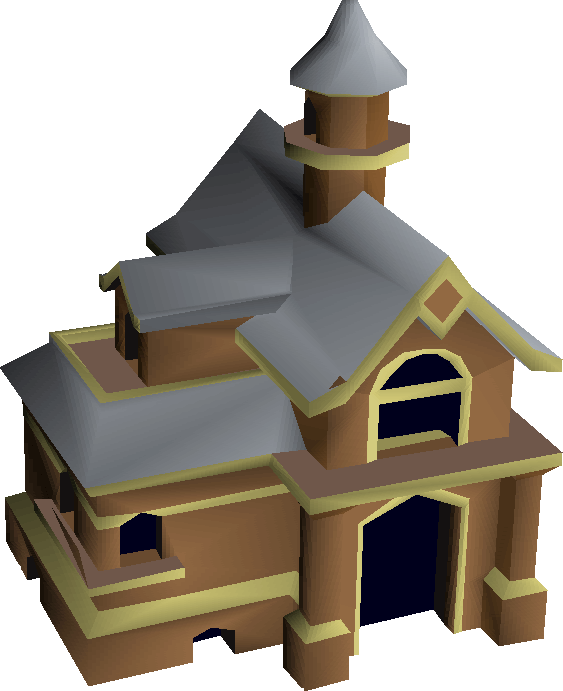 Mahogany House Built - Desecrated House Osrs (563x691), Png Download