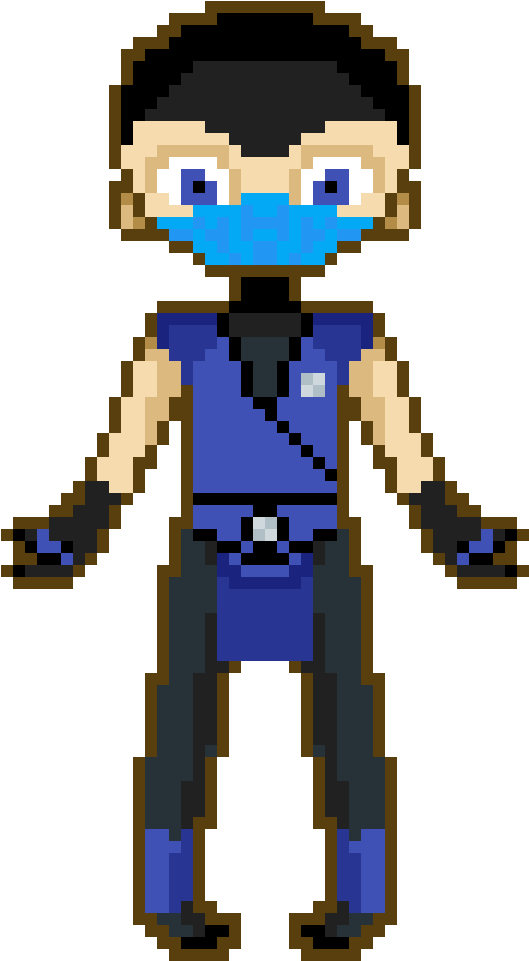 Sub-zero - Cartoon (696x1200), Png Download