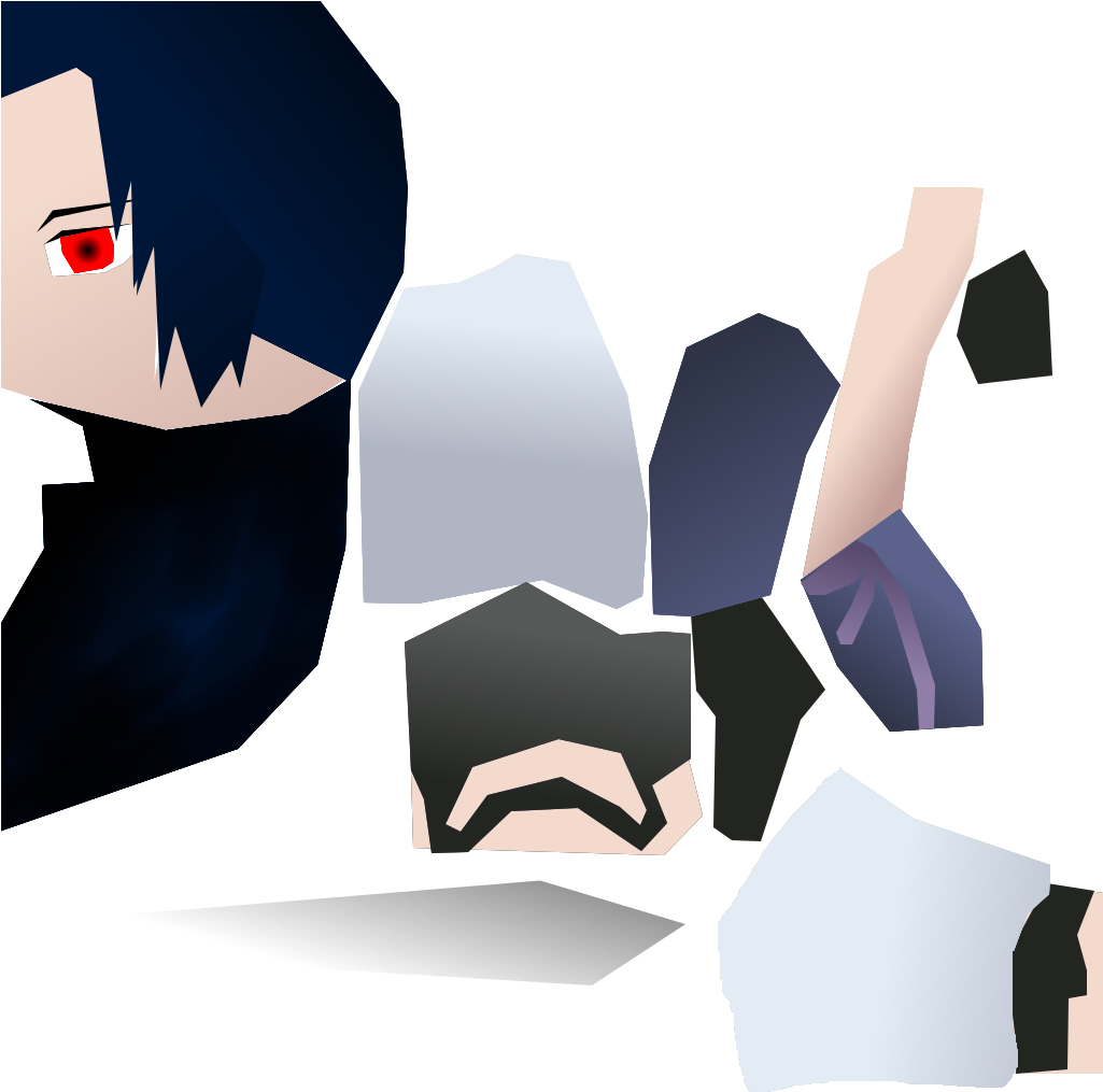 Sasuke Uchiha Ancient - Attack On Titan Skin Sasuke (1024x1024), Png ...