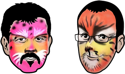 Download Face Painting Transparent Image - Face Painting Transparent ...