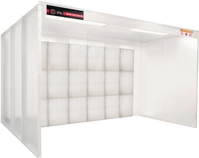 Open Front Industrial Paint Booth - Industry (700x533), Png Download