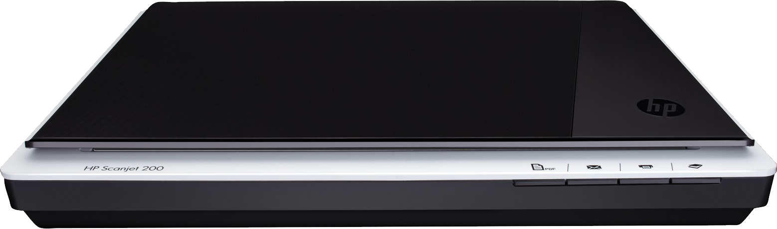 Hp Scanjet 200 Flatbed Scanner Price (1558x460), Png Download