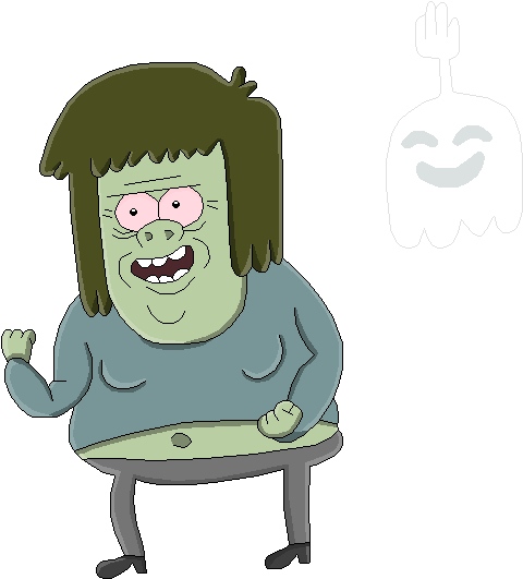 Download Muscle Man And High Five Ghost - Regular Show Muscle Man And ...