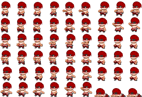 Enemy Sprite Png - Sprite Enemy (576x384), Png Download