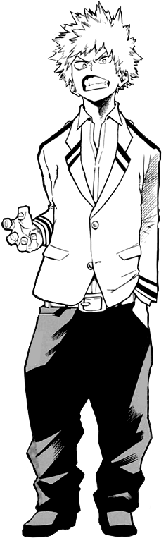 Katsuki Bakugou Full Body Uniform - My Hero Academia Character Sheet ...