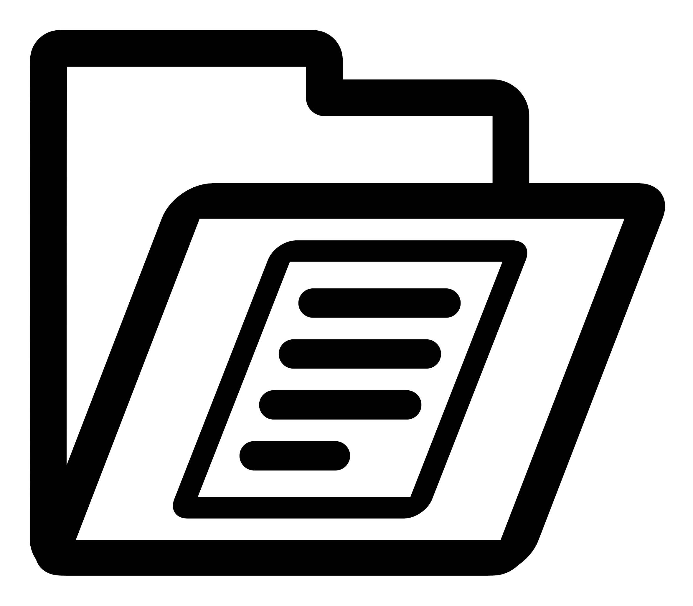 Download This Free Icons Png Design Of Mono Folder Documents ...