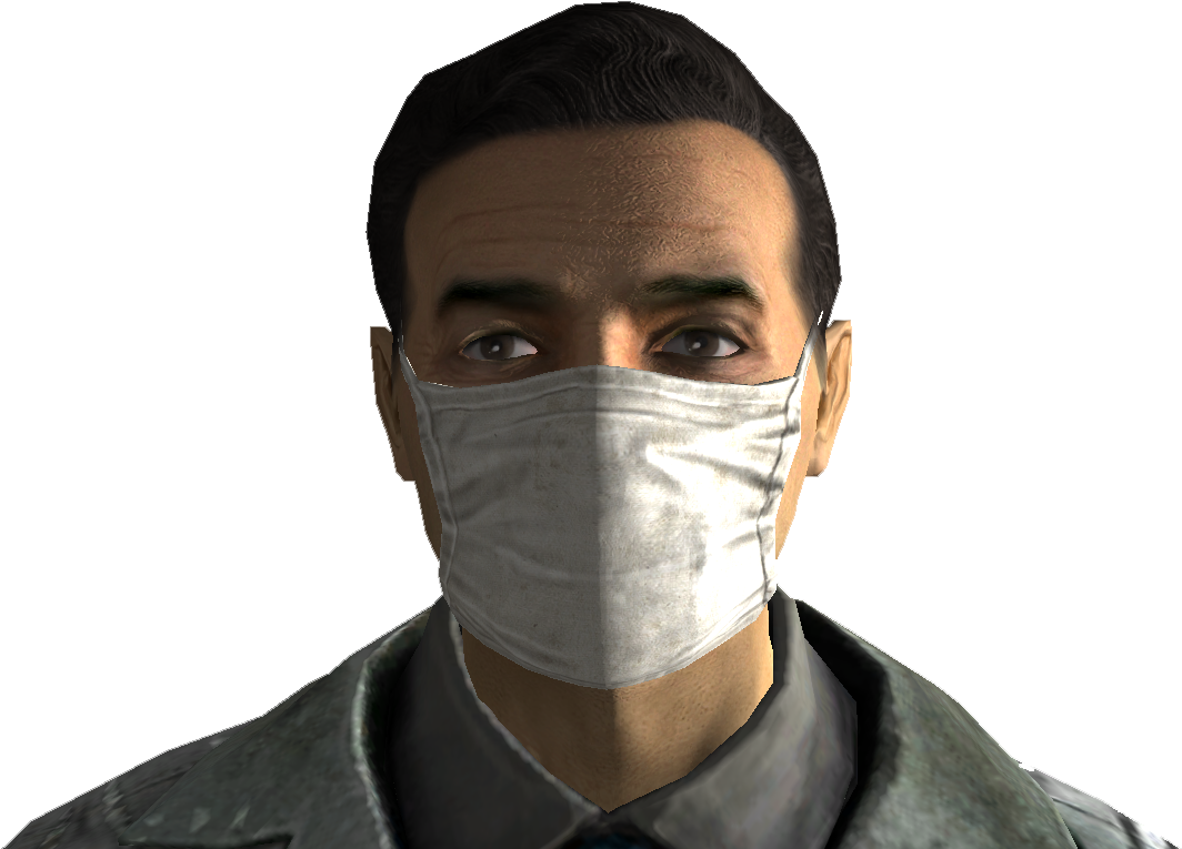 Surgical Mask - Fallout 4 Surgical Mask (1113x786), Png Download