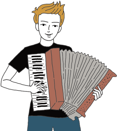 Accordion - - Person Playing An Accordion Transparent (450x450), Png ...