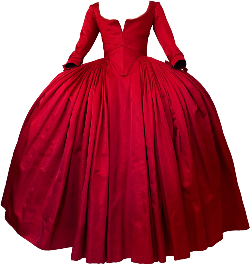 Red Dress Png - Red Gown Dress Png (868x920), Png Download