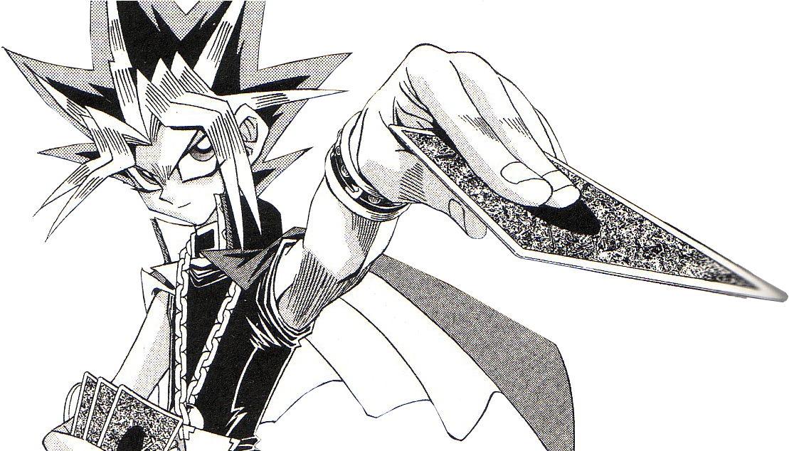 Yugioh Yami Yugi Manga (1126x633), Png Download