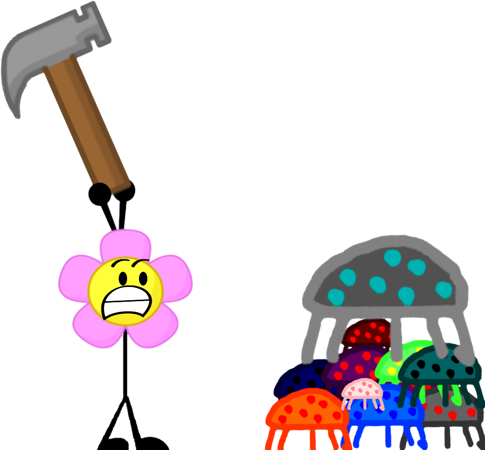 No Bugs - Battle For Dream Island Bugs (958x977), Png Download