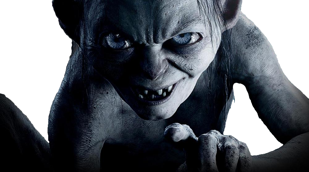 Gollum Render - O Hobbit Gollum Png (1000x558), Png Download