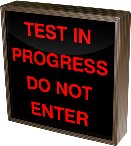 Other Signs Available - Hearing Test In Progress (500x533), Png Download