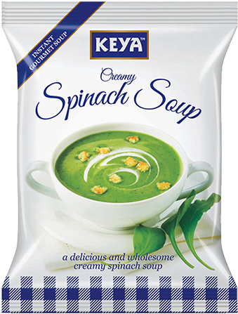 Keya Spinach Soup (360x450), Png Download