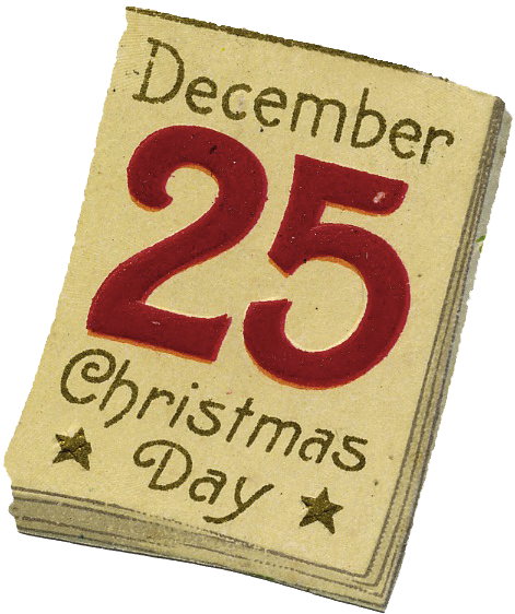 Merry Christmas 25 December (505x593), Png Download