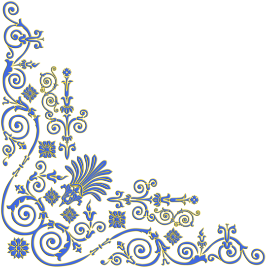 Coins,corners,bordures - Corner Decorations (600x615), Png Download
