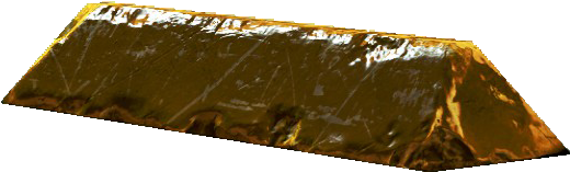 Fo4 Gold Bar - Fallout 4 Gold Bars (543x253), Png Download