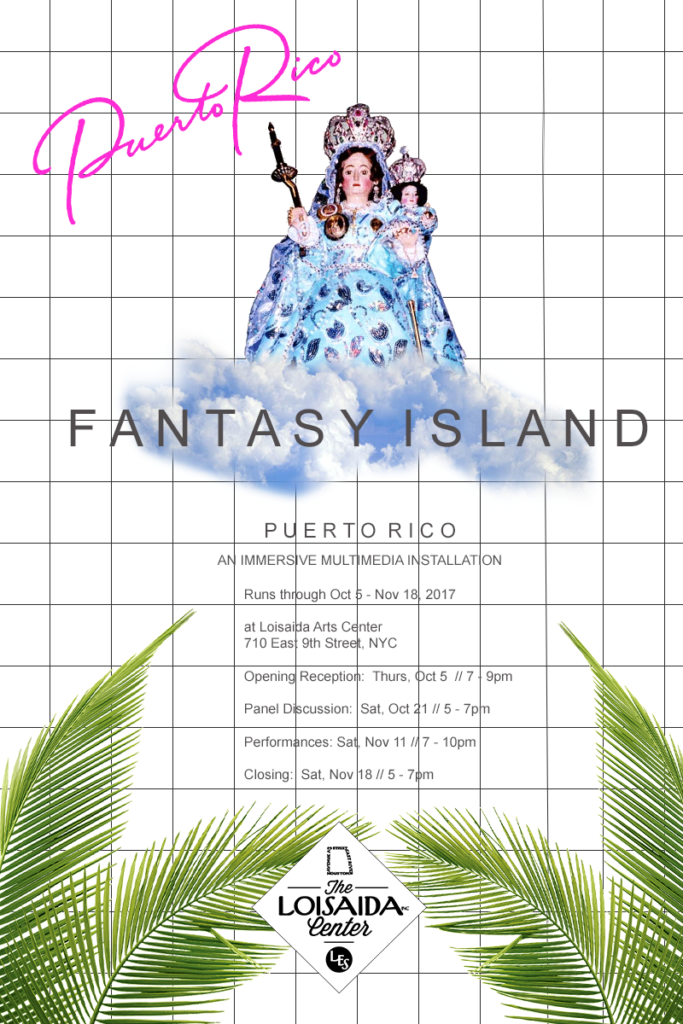 Fantasyisland Flyer Nyc - Puerto Rico (683x1024), Png Download