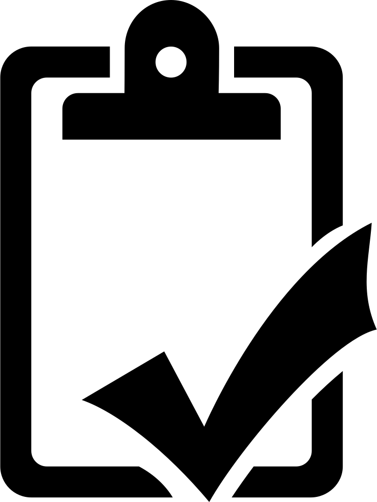 Batch Review Comments - Check List Icon Grey (736x980), Png Download