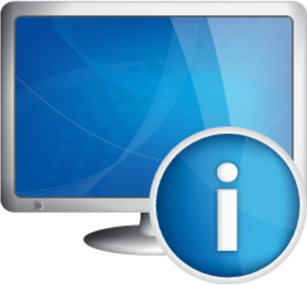 Pc Info Icon (600x600), Png Download
