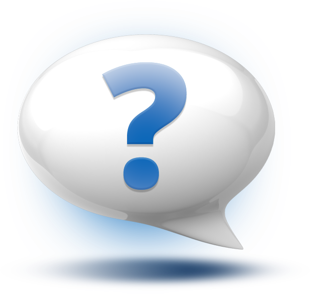 3d White Word Bubble Question Mark Featuredcontent - Question Mark ...