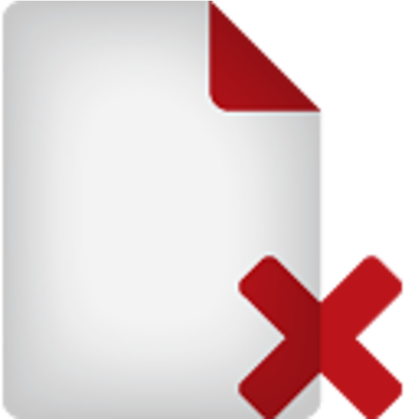 Delete Page 6 Image - Delete Page Icon Png (600x600), Png Download