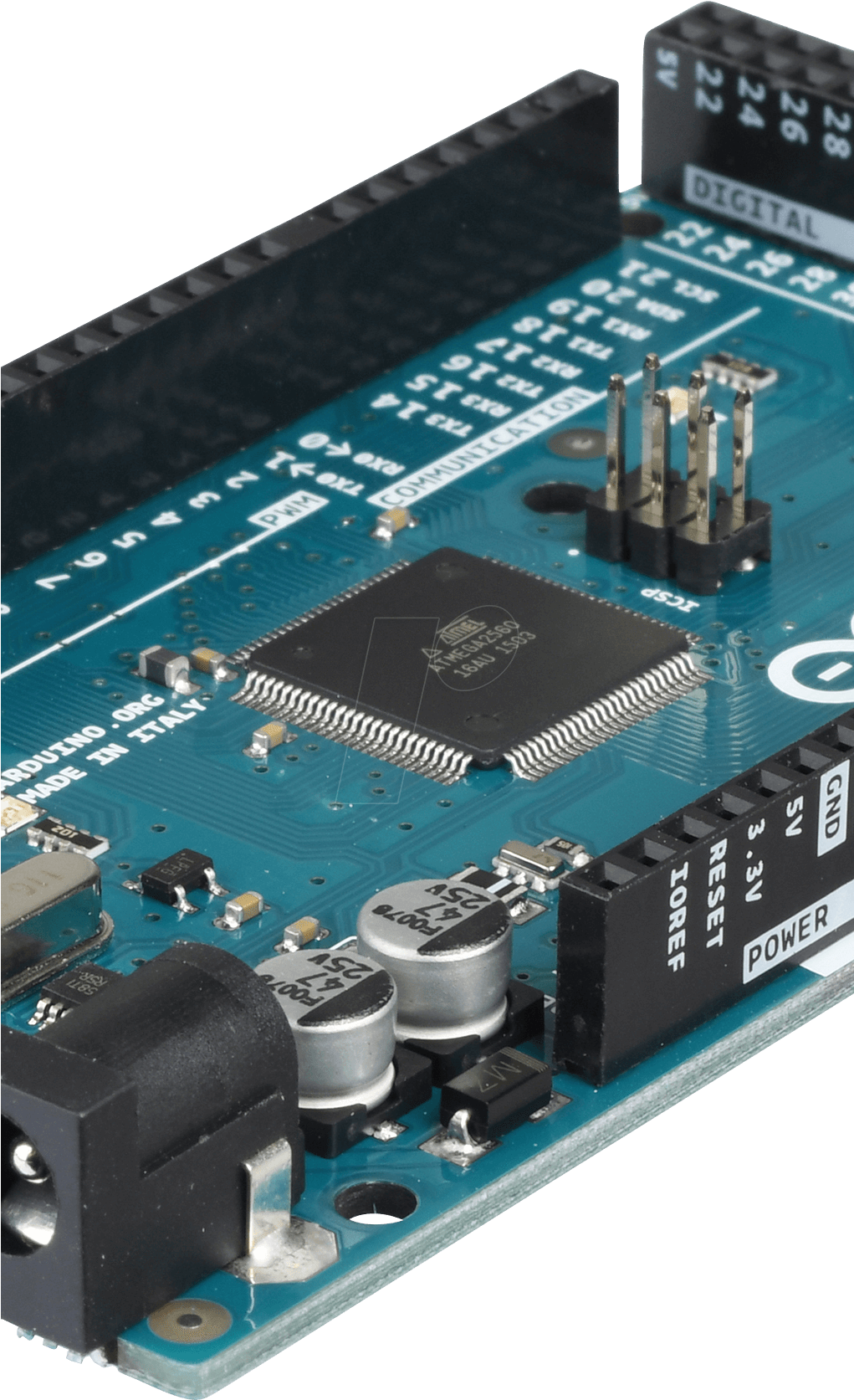 Arduino Mega 2560 - Arduino Mega 2560 R3 A000067 (1020x1716), Png Download