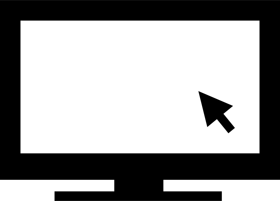 Download Screen With Cursor Arrow - Display Device | Transparent PNG ...