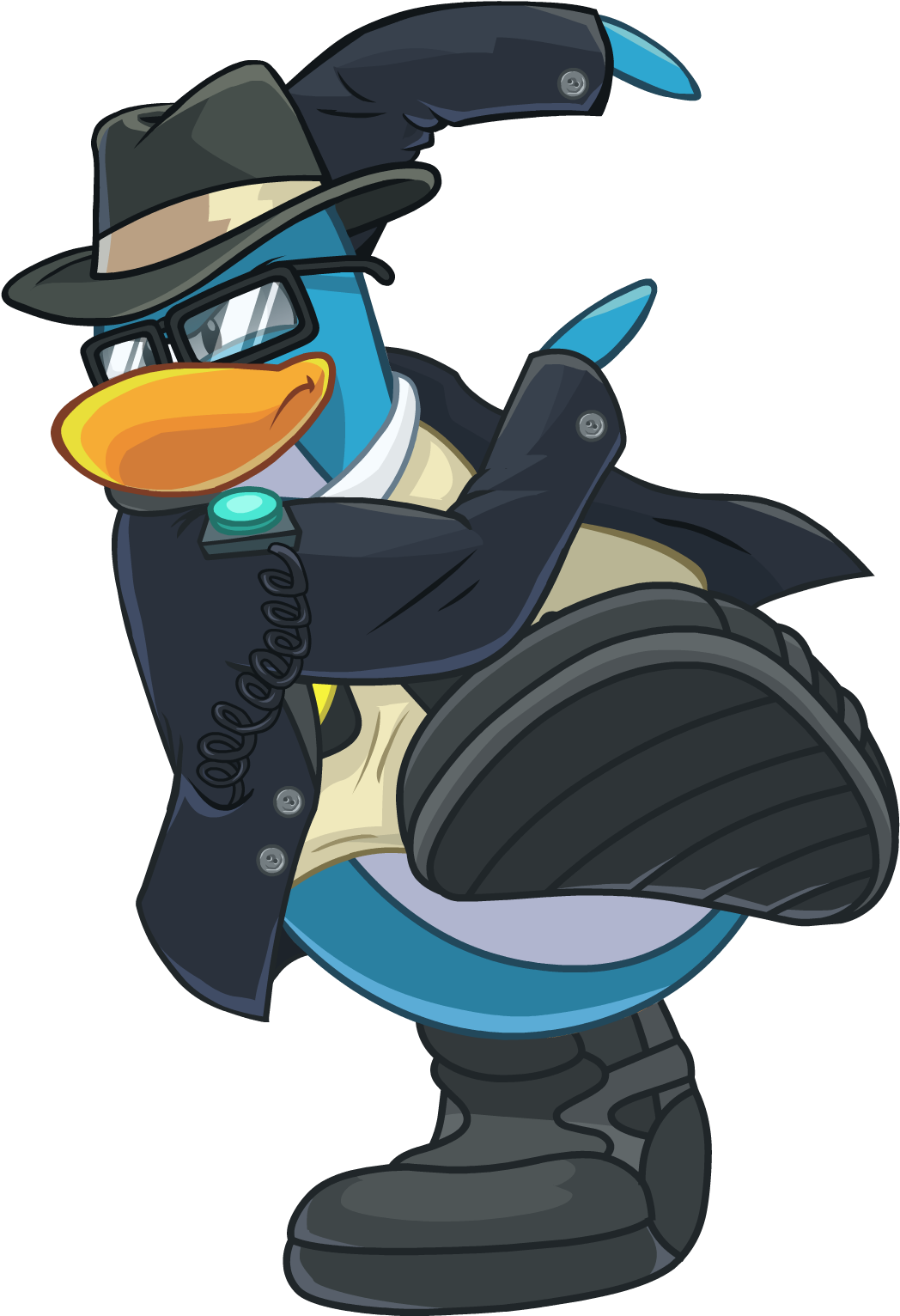 Director 6 - Club Penguin Epf Agent (1080x1538), Png Download