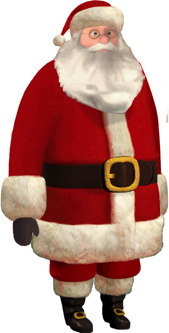 Santa-0 - Wiki (579x1138), Png Download