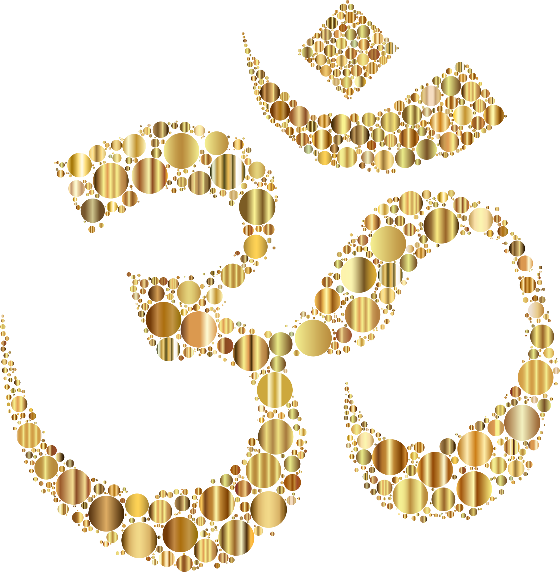 Download This Free Icons Png Design Of Golden Om Symbol Circles ...