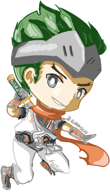 Vector Transparent Download Overwatch Young By Kuromochi - Doki Doki ...