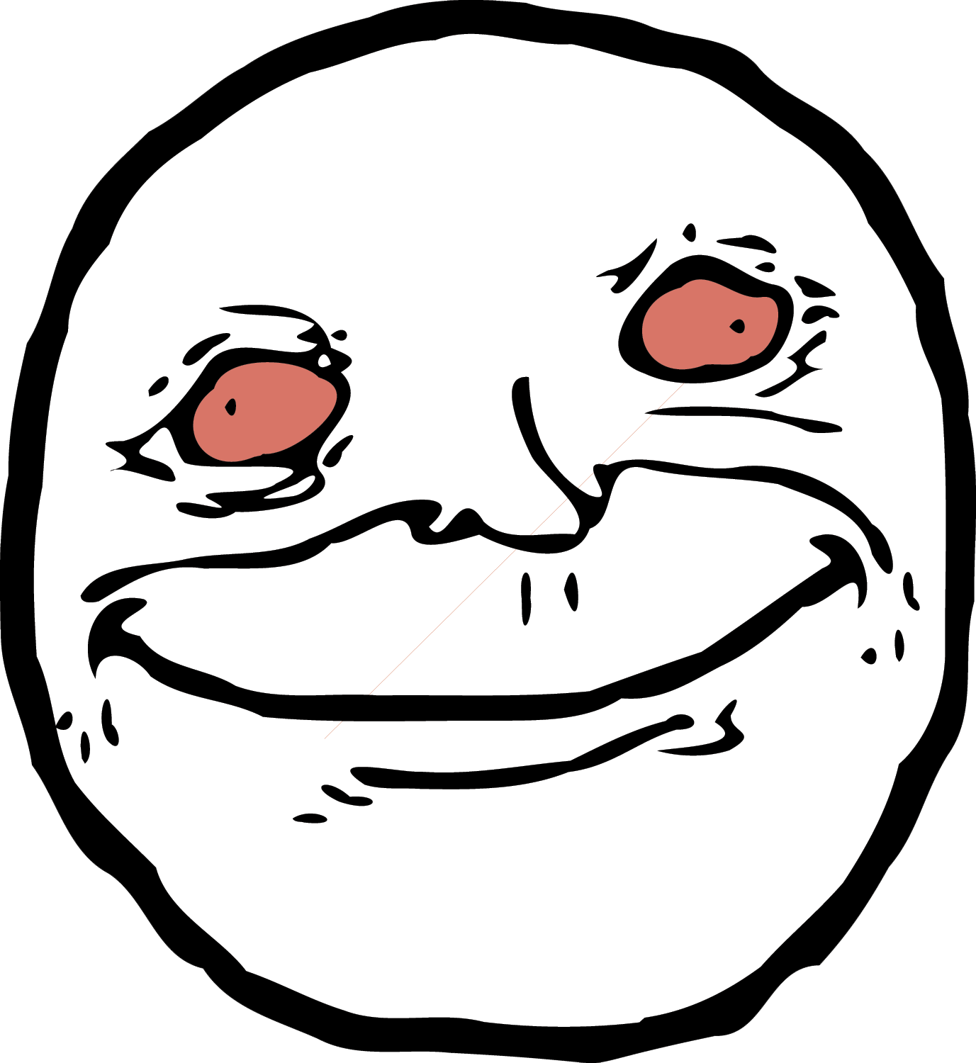 Stoned Meme Face (1377x1500), Png Download