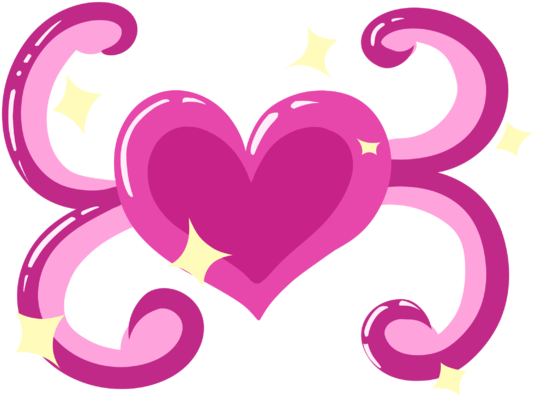 Fushia Heart Vector - Mlp Maniac Cutie Mark (600x480), Png Download