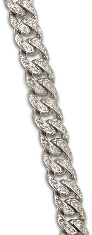 Diamond Chains - Chain (413x750), Png Download