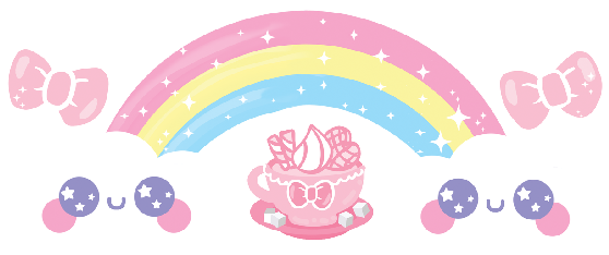 6 - Kawaii Transparent Frame (583x256), Png Download