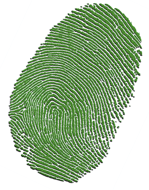Criteria Site Visits Finally - Green Finger Print Png (500x636), Png ...