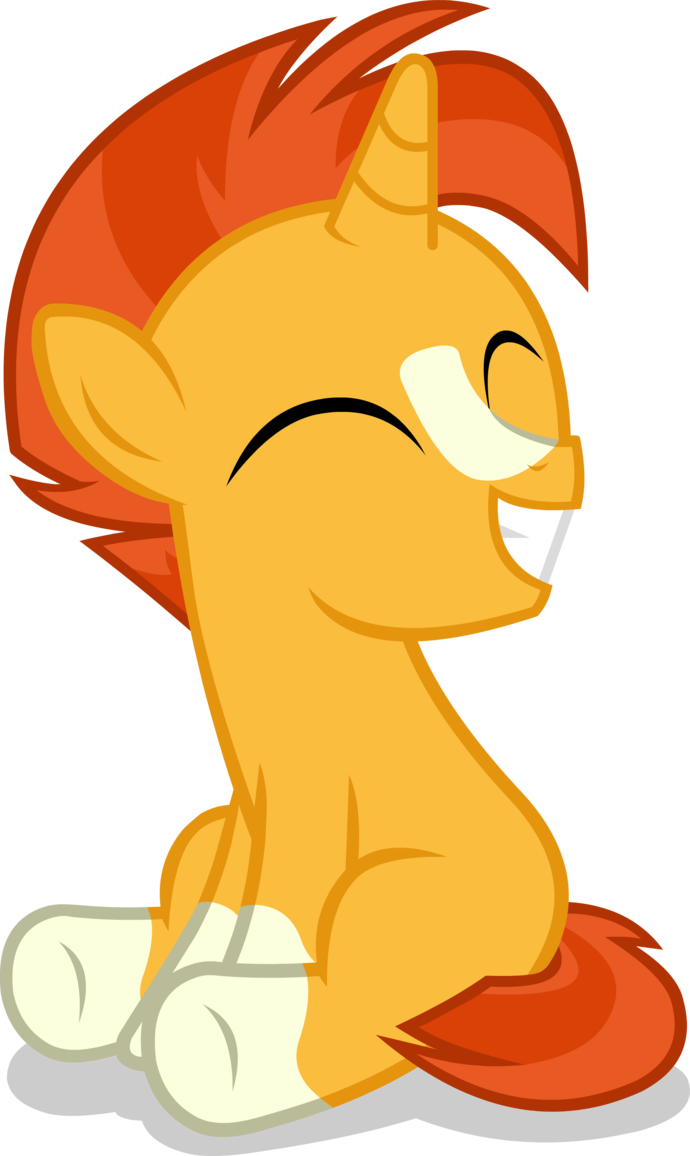 Colt Sunburst - Mlp Colt Vector (690x1156), Png Download