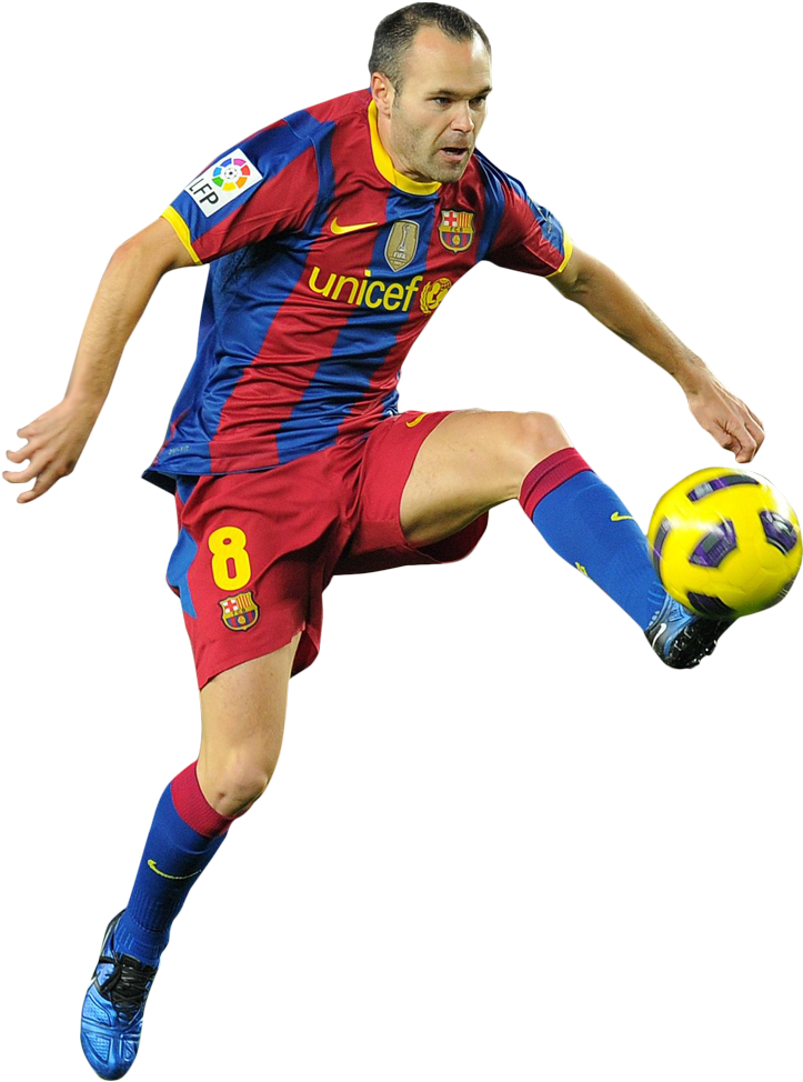 Renders Transparent Png Pictures - Iniesta White Background (1022x1200 ...