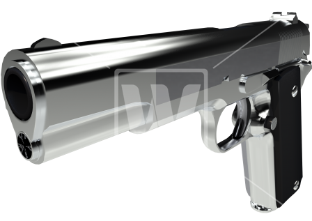 Handgun Front Png - Front Of Gun Png (550x368), Png Download