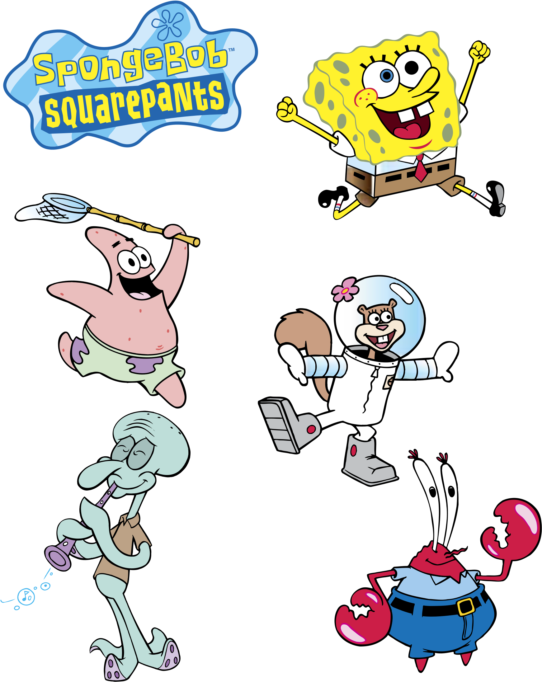 Svg Black And White Spongebob Vector Character - Spongebob Squarepants ...