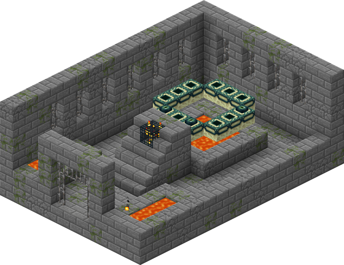 Minecraft Stronghold (1200x926), Png Download