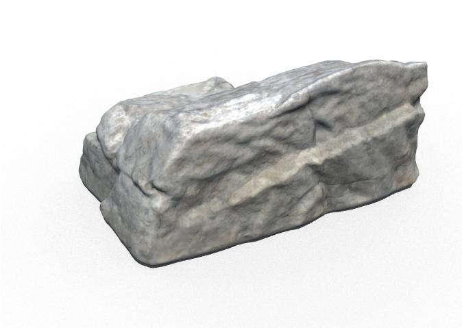 Small Playground Boulder - Outcrop (673x520), Png Download