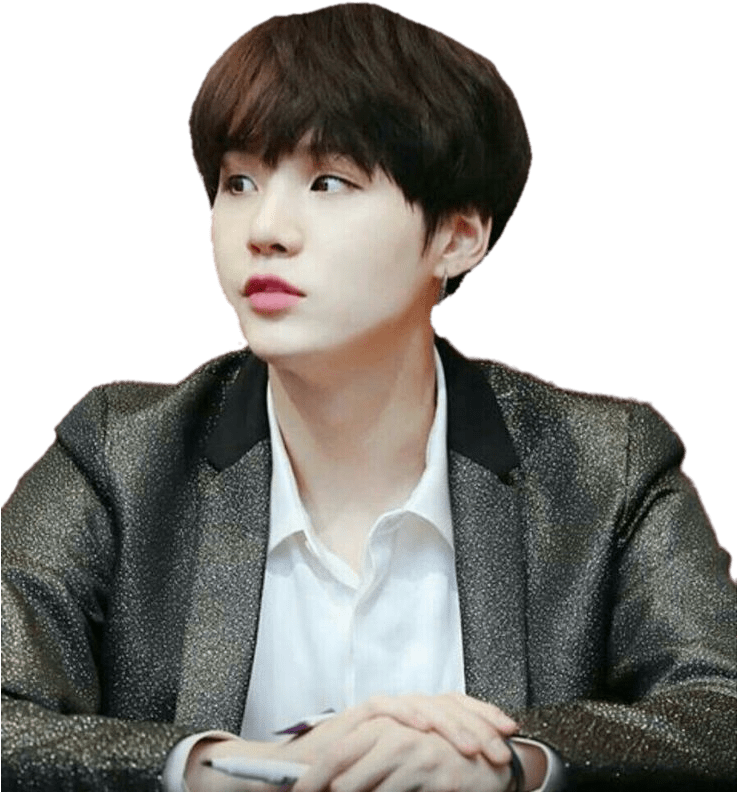 Bts Suga Grey Jacket - Suga Bts Png (736x848), Png Download