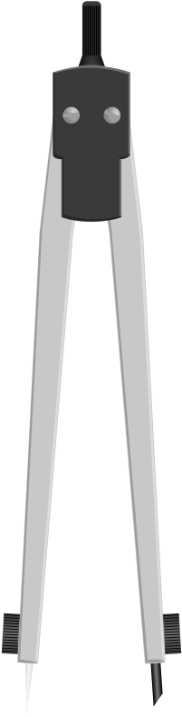 Compass Clipart Circle Compass - Compasses And Dividers (566x800), Png ...