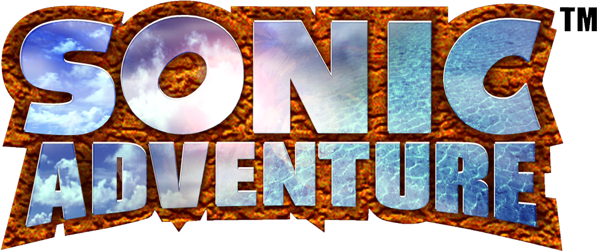 Sonic Adventure - Sonic Adventure Logo Png (1296x563), Png Download